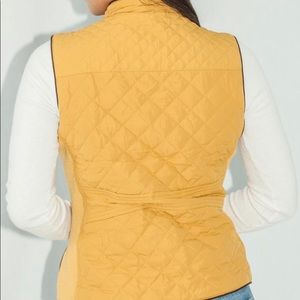 Love Tree | Jackets & Coats | Quilted Vest In Mustard | Poshmark